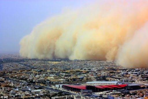 Riyadh: Dessert storm in the capital of Saudi Arabia ~ LIMBO OF LOST DREAMS